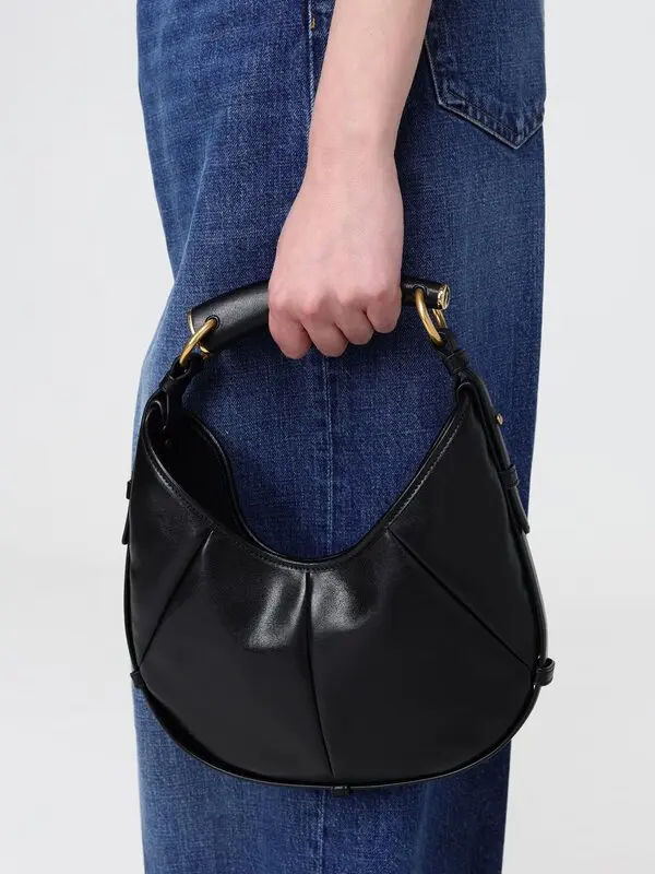 Saint Laurent Leather Shoulder Bag - Black