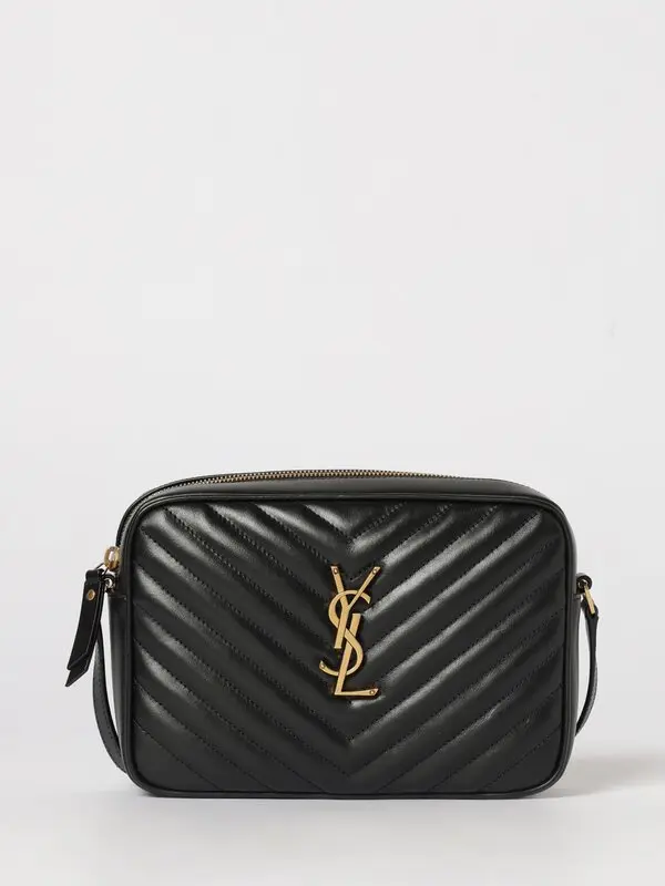 Saint Laurent Quilted Camera Bag - Black