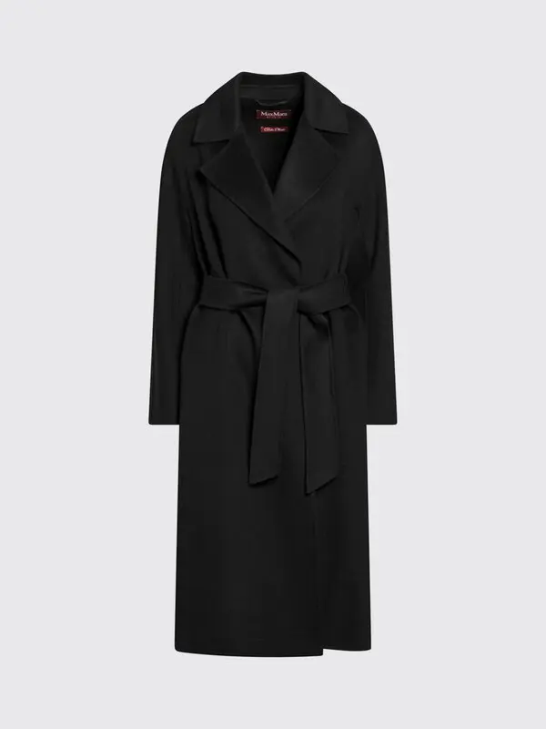 Max Mara Belted Coat - Black