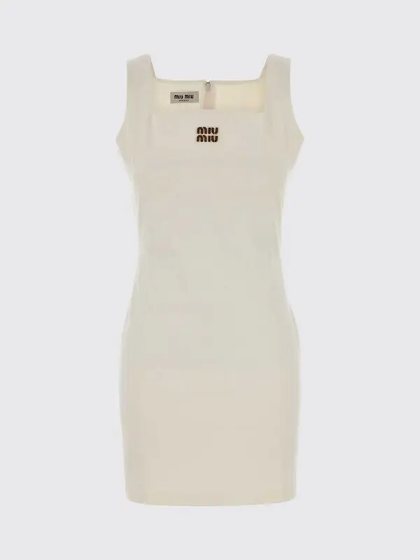 Miu Miu Cotton Zip-up Dress