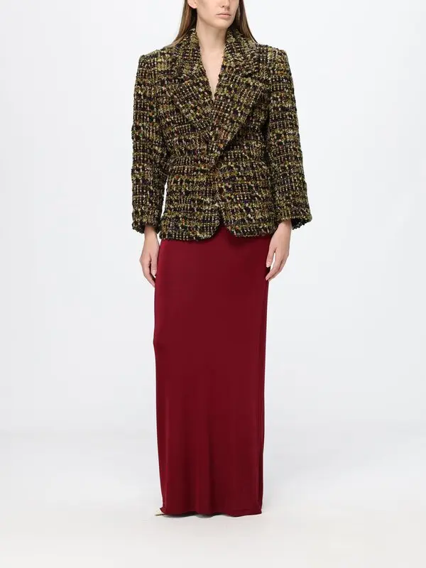 Saint Laurent Textured Blazer - Brown
