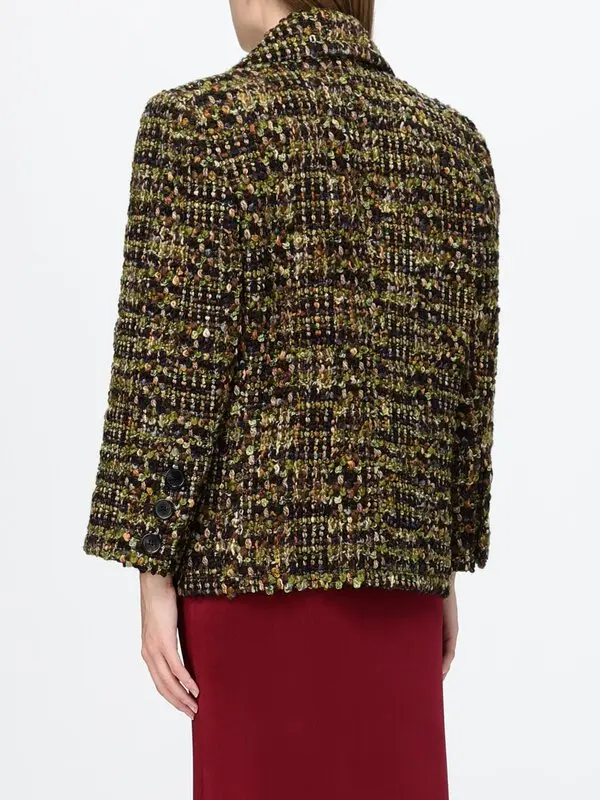 Saint Laurent Textured Blazer - Brown