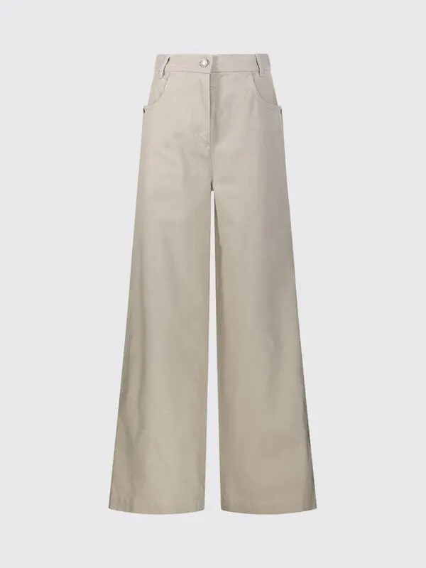 Max Mara Beige Cotton Jeans - Cream