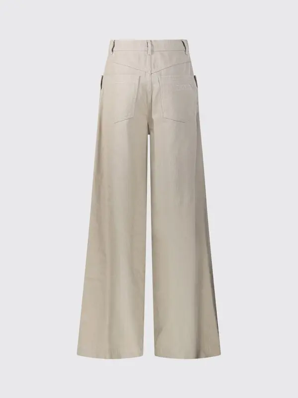 Max Mara Beige Cotton Jeans - Cream