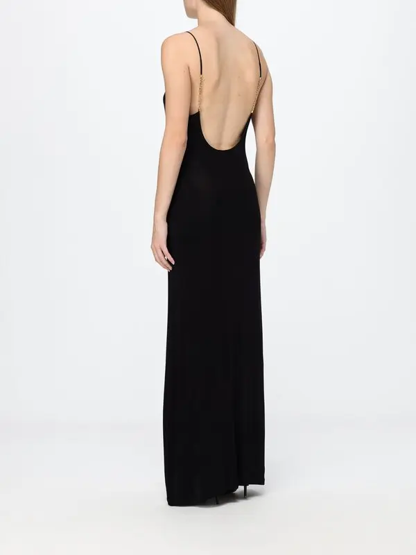 Saint Laurent Viscose Blend Slip Dress
