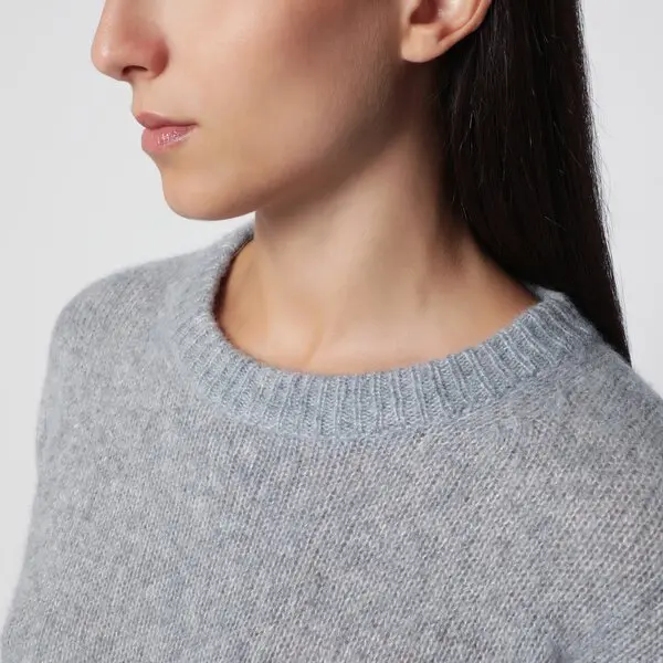 LISA YANG Lova Cashmere And Silk Sweater - Gray