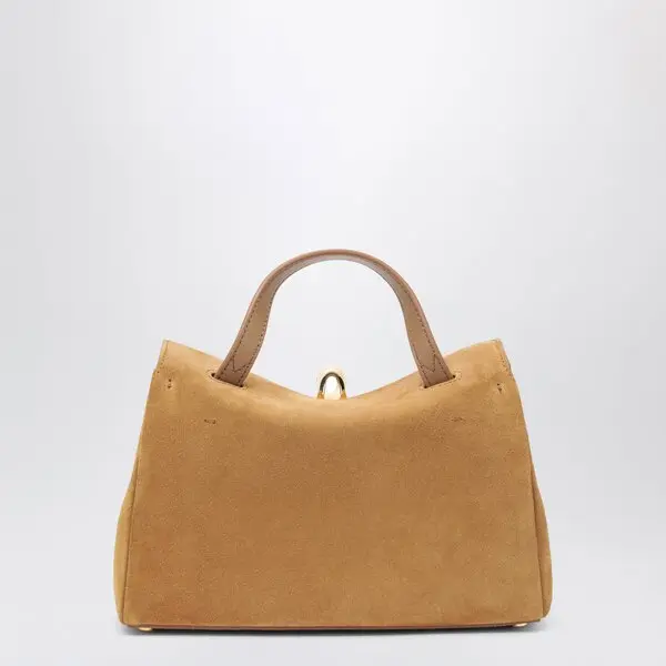 Jacquemus Le Petit Valérie Suede Calf Leather Handbag - White
