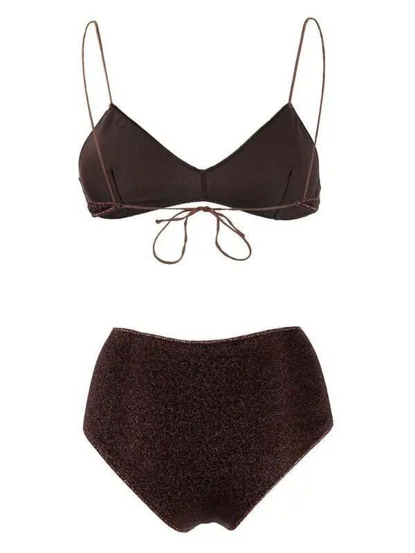 Oseree Two-piece Lurex Swimsuit