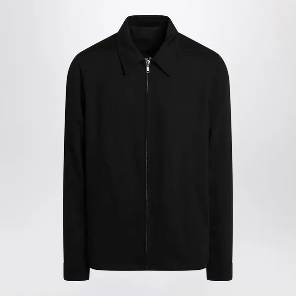 Rick Owens Zip-up Wool Shirt Jacket