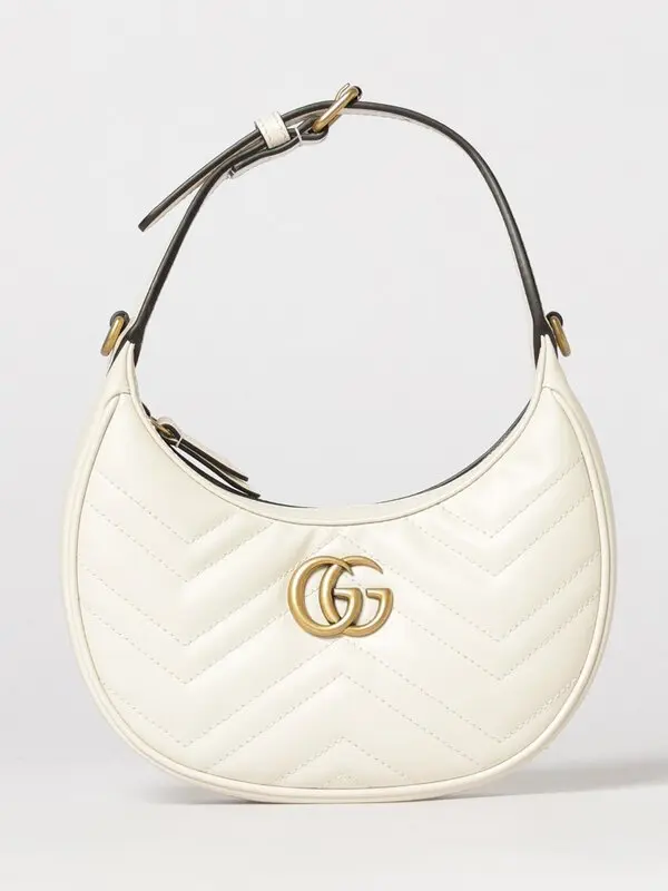 Gucci Mini Bag With Gg Logo - White