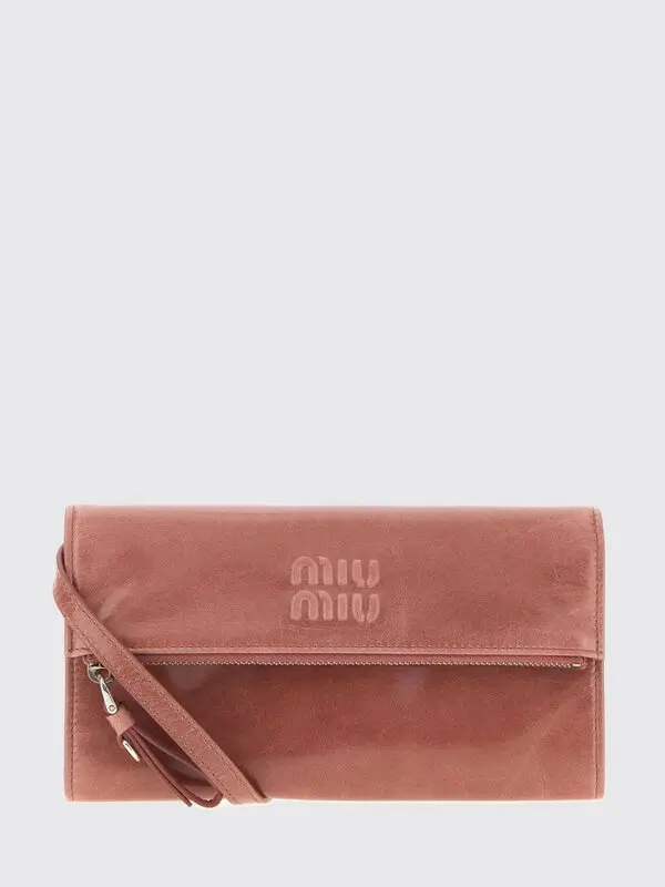 Miu Miu Calf Leather Mini Bag - Pink