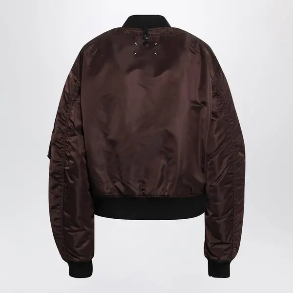MAISON MARGIELA Reversible Ma-1 Jacket In Dark