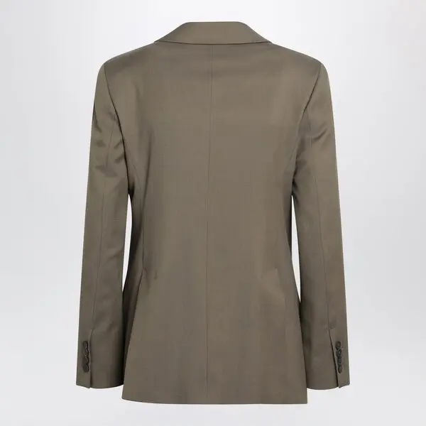Max Mara Camel Double-breasted Wool Jacket - Brown