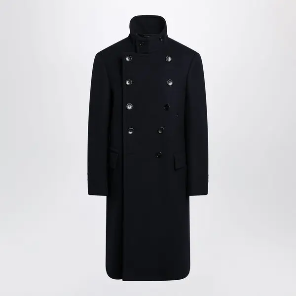 TOM FORD Midnight Wool Double-breasted Coat