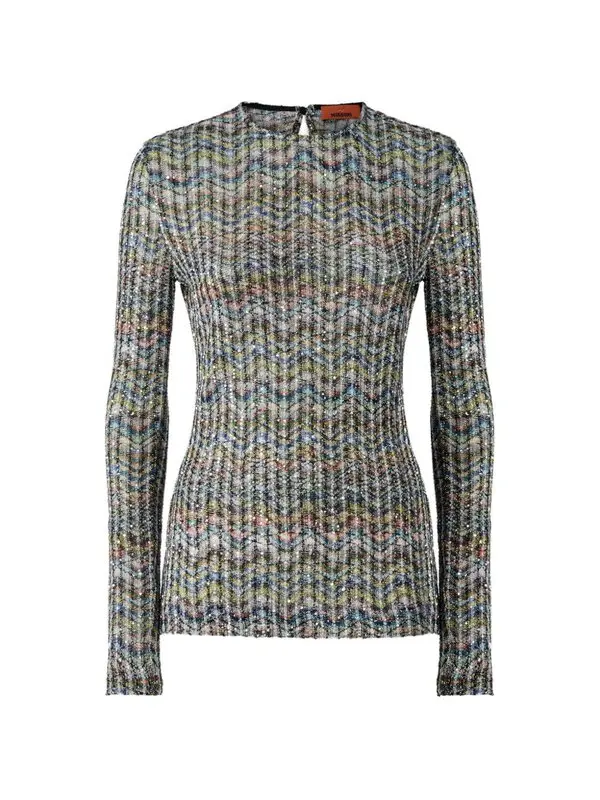 Missoni Zig Zag Motif Knit Sweater - Multicolor
