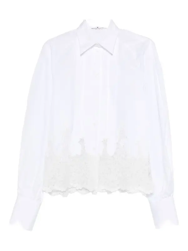 ERMANO SCERVINO Ermanno Scervino Embroidered Lace Shirt