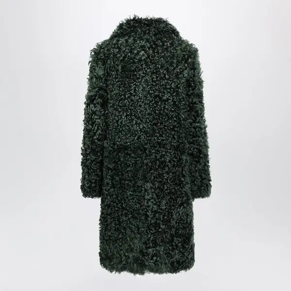 Prada Emerald Fur Coat