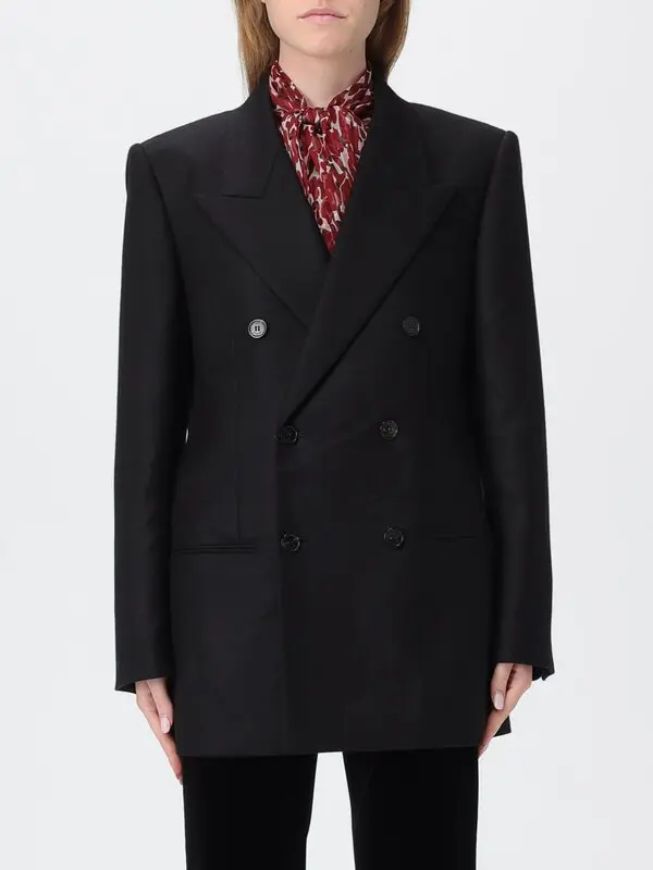 Saint Laurent Double Breasted Jacket - Black