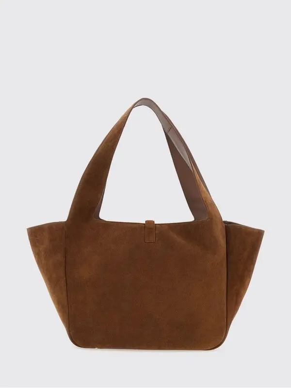 Saint Laurent Calfskin Shoulder Bag - Brown