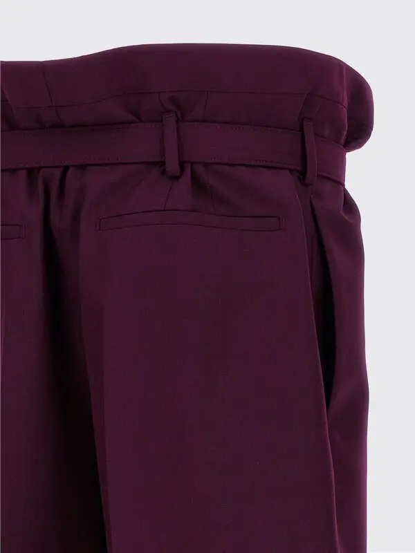 Saint Laurent Belted Wool Trousers
