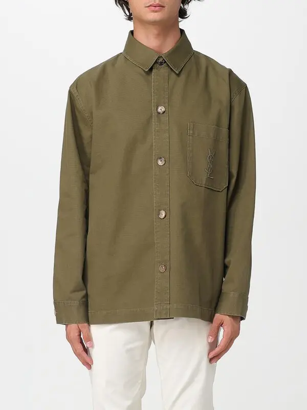 Saint Laurent Shirt Military - Green