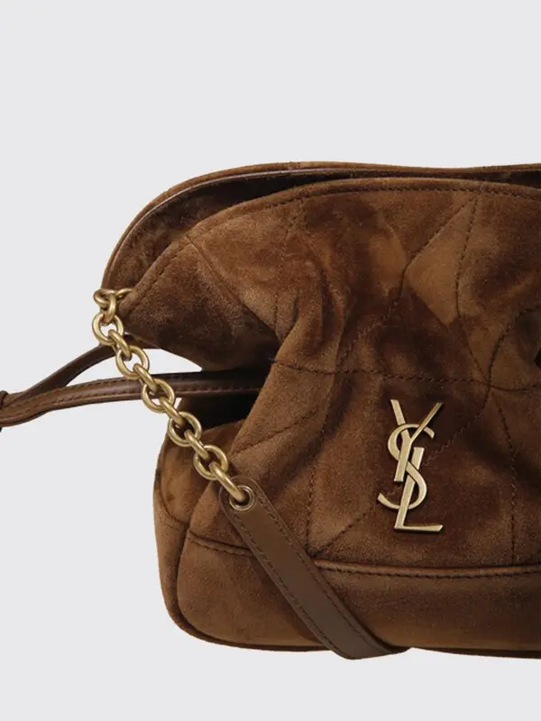 Saint Laurent Suede Calf Leather Mini Bag - Brown