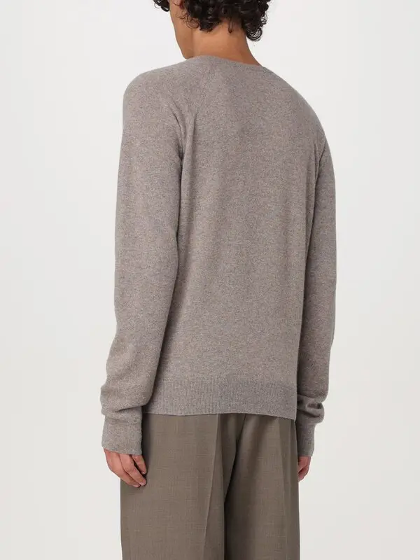 Saint Laurent Cashmere Crew Neck Sweater - Cream