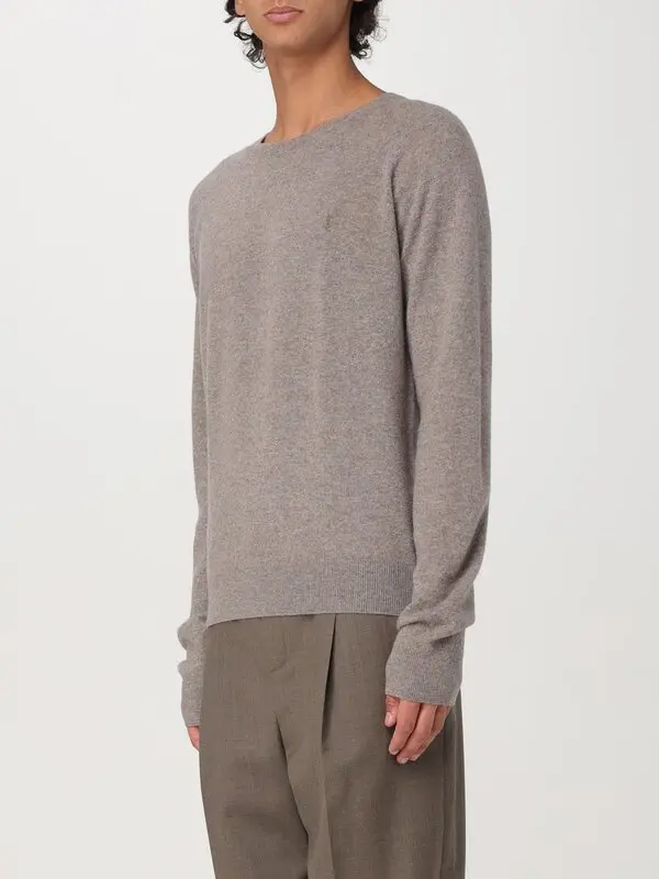 Saint Laurent Cashmere Crew Neck Sweater - Cream