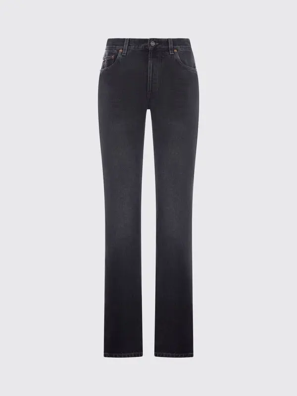 Saint Laurent Cotton Jeans - Black