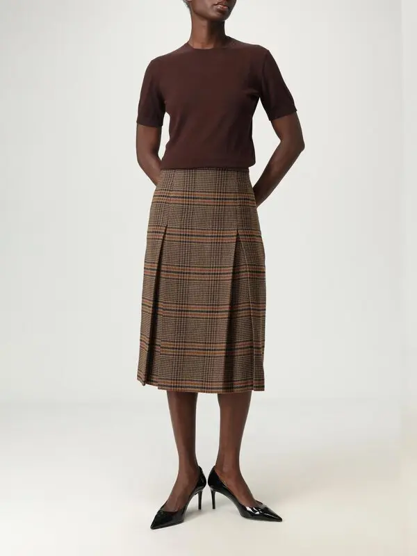 Saint Laurent Skirt Camel
