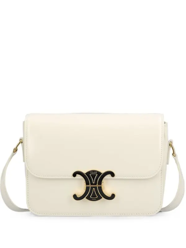 Celine Triomphe Leather Shoulder Bag - Multicolor