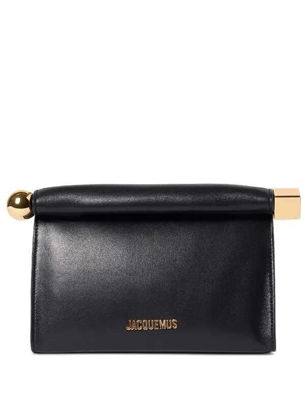 Jacquemus Le Sac Rond Carré Leather Clutch - Multicolor