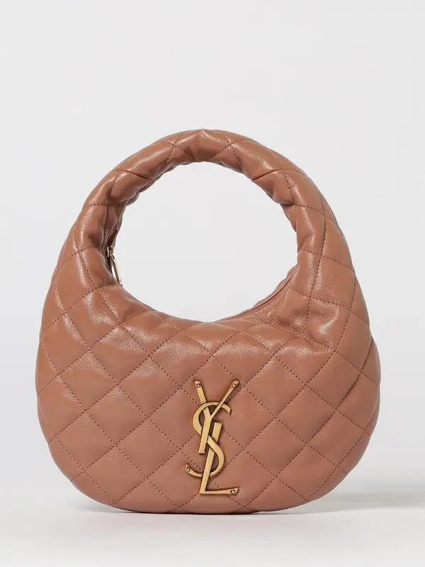 Saint Laurent Quilted Shoulder Bag - Pink