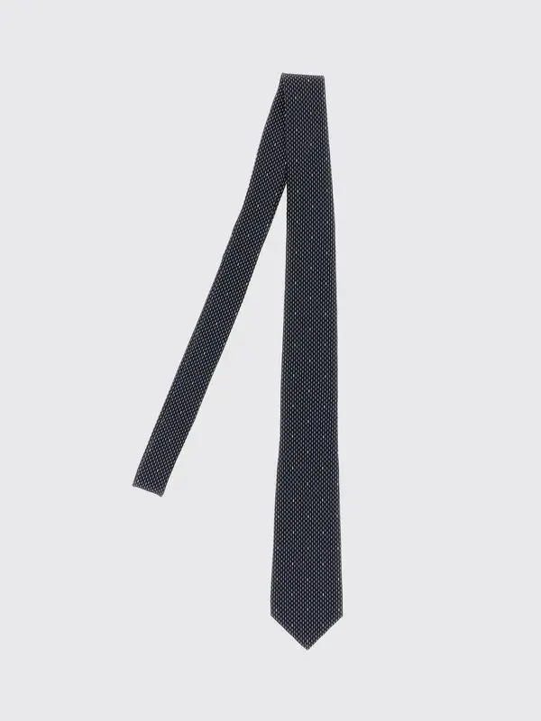 Saint Laurent Silk Neck Tie - Blue