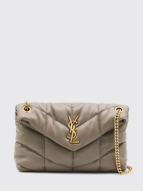 Saint Laurent Shoulder Bag Beige