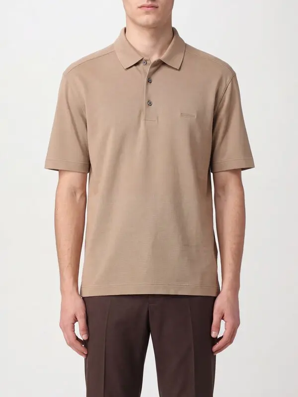 Zegna Polo Shirt Beige