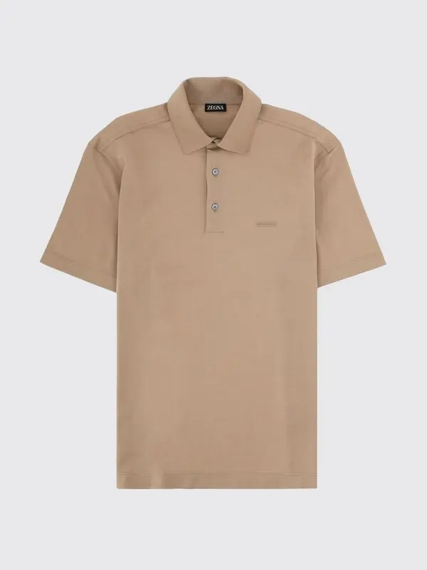 Zegna Polo Shirt Beige