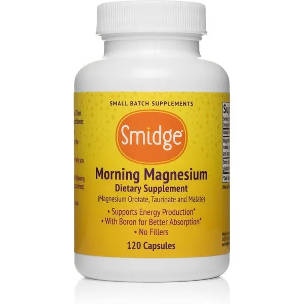 BEAUTIFIEDYOU Smidge Morning Magnesium 120 Capsules - One-color
