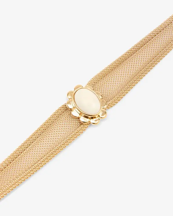 Isabel Marant Étoile Hanae Mesh Bracelet With Flower Detail