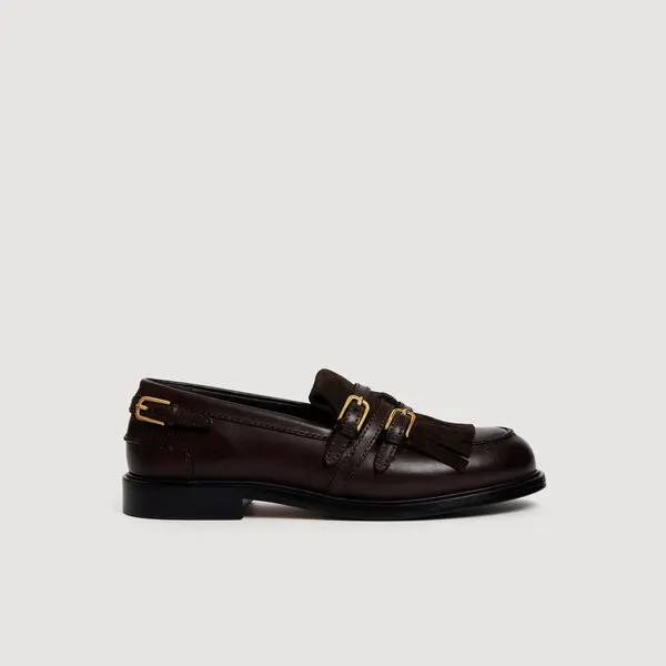 Sandro Buckle Loafers