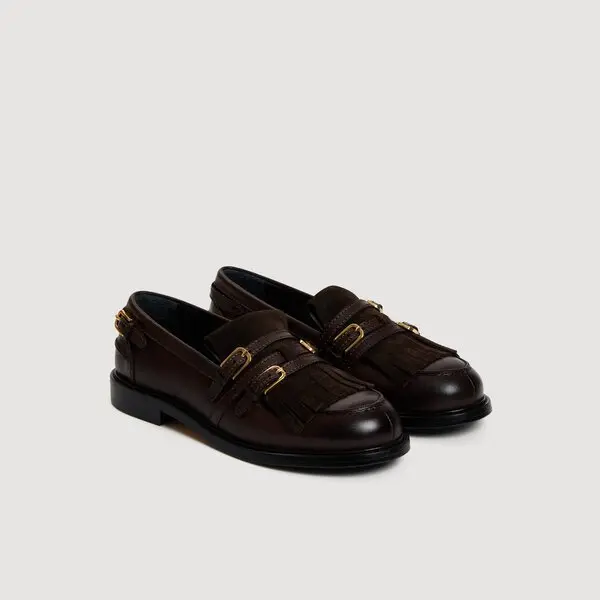 Sandro Buckle Loafers