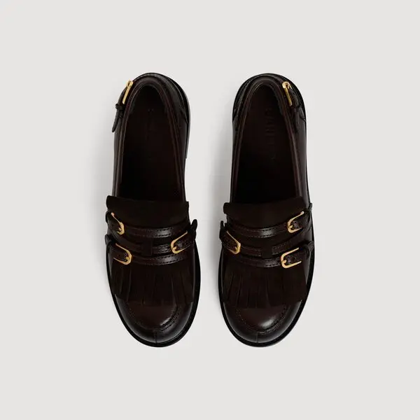 Sandro Buckle Loafers