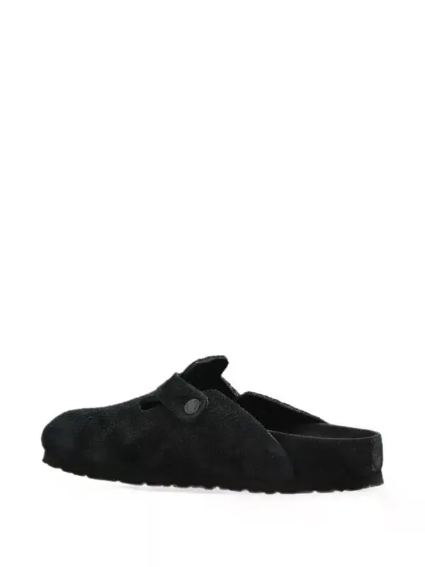 BIRKENSTOCK Boston Leather Clogs - Black
