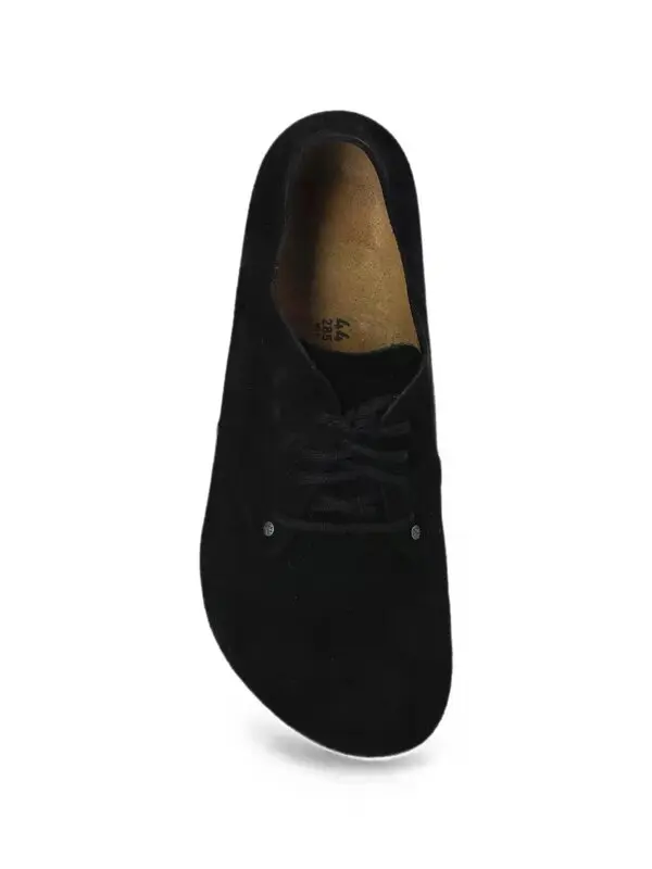 BIRKENSTOCK Maine Lace-up Suede Shoes - Black