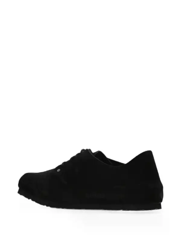 BIRKENSTOCK Maine Lace-up Suede Shoes - Black