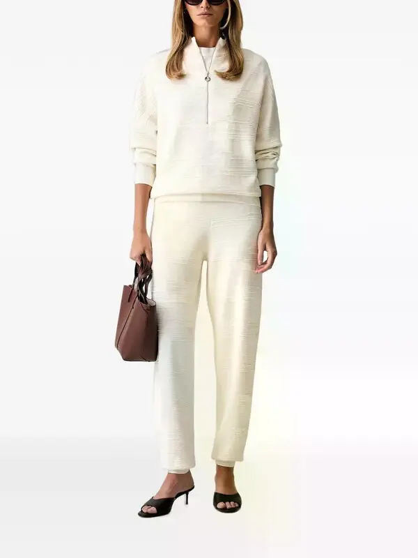 Joseph Ribkoff Textured Quarter-zip Sweatshirt