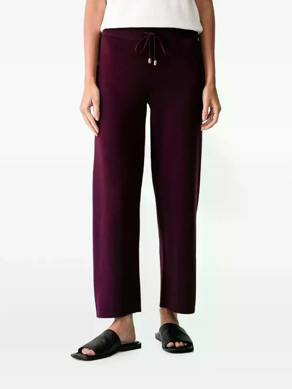 Joseph Ribkoff Drawstring Fine-knit Straight Trousers
