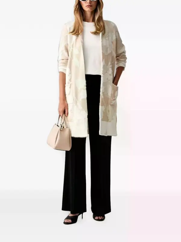 Joseph Ribkoff Logo Plaque Wide-leg Trousers