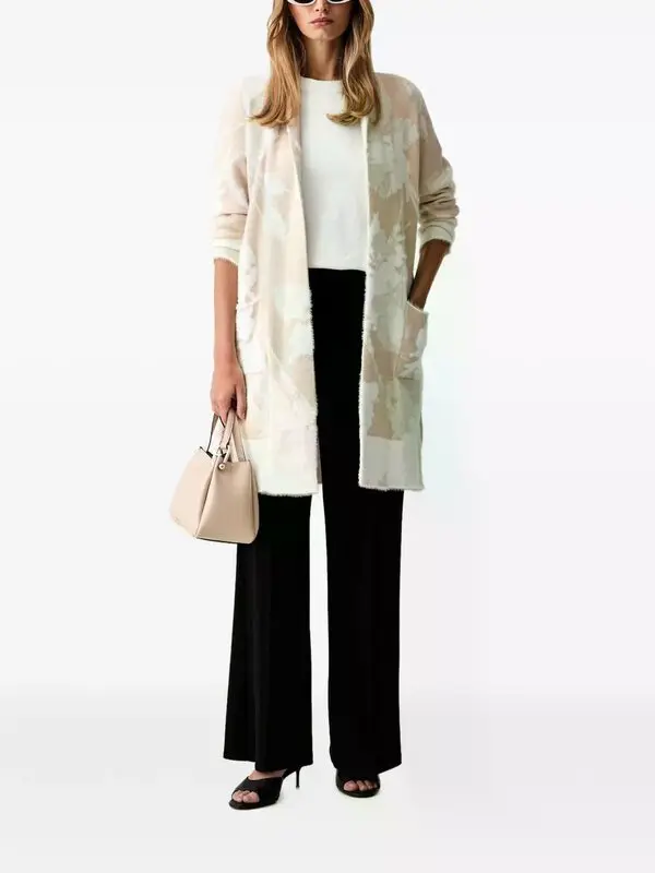 Joseph Ribkoff Logo Plaque Wide-leg Trousers