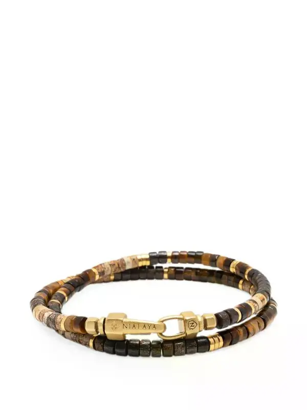 NIALAYA JEWELRY Beaded Double-wrap Bracelets